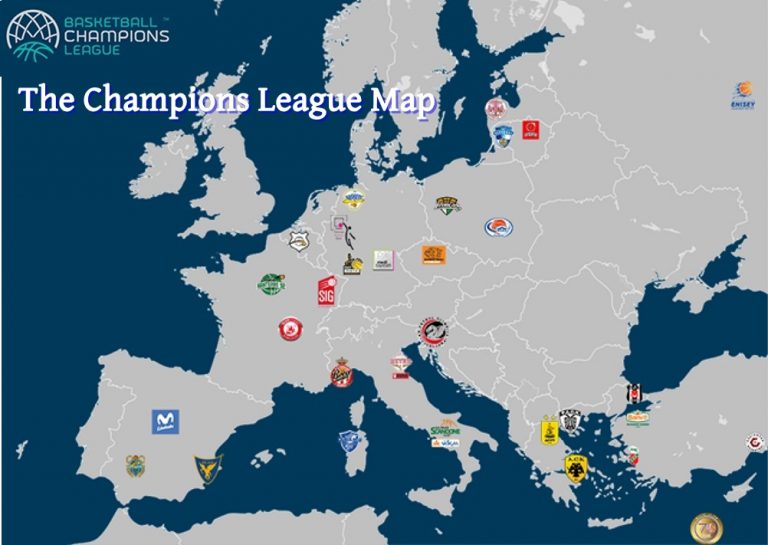 The Champions League map - Eurohoops