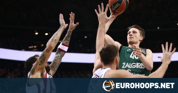 Marius Grigonis sets new career-high against Olympiacos - Eurohoops