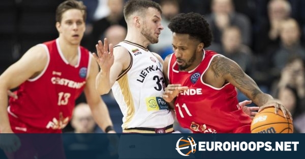 Angola and McIntosh push Oostende past Lietkabelis - Eurohoops