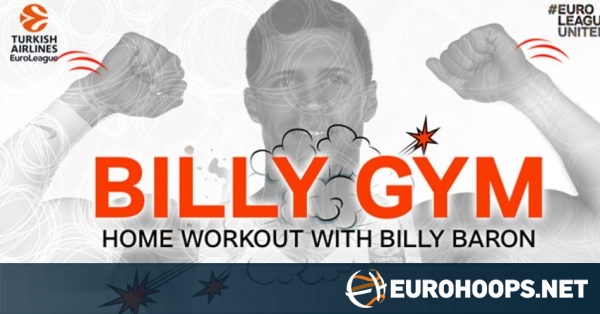 Billy Gym: Home workout with Billy Baron - Eurohoops