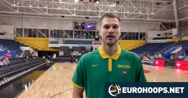 Coach Tiago Splitter leading the Brazil U23 national team to gold ...