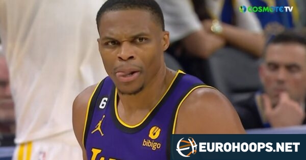 Lebron James helps bleeding Russell Westbrook - Eurohoops