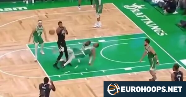 Σέλτικς: Μυθικό... διπλό συγχρονισμένο flopping από Τζέιλεν Μπράουν και ...