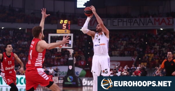 Η Ρεάλ σπάει τα καλάθια του ΣΕΦ: 43 άστοχα τρίποντα στα δύο τελευταία ματς! - Eurohoops