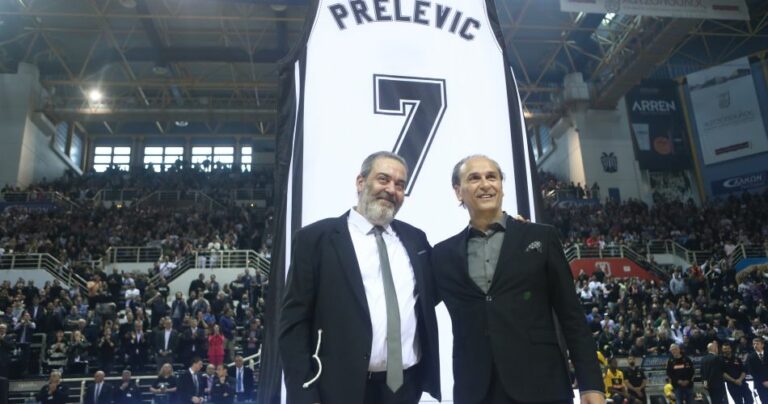 PAOK retires jersey of club legend Bane Prelevic - Eurohoops