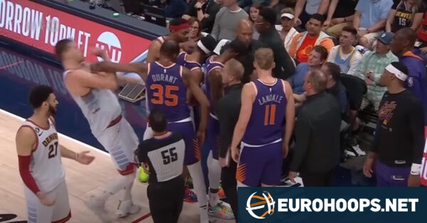 Ο Κέβιν Ντουράντ έσπρωξε τον Γιόκιτς και πήρε τεχνική ποινή (Video) - Eurohoops
