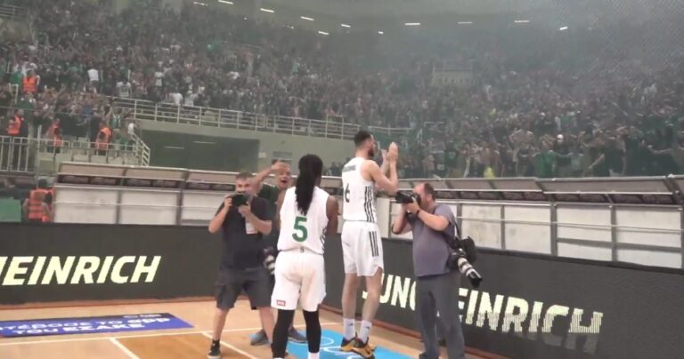 Παναθηναϊκός - Ολυμπιακός: Η παρακάμερα του ντέρμπι με Αντετοκούνμπο ...