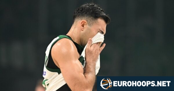 Kostas Sloukas out of action for the next 10 days - Eurohoops