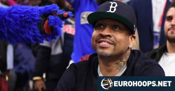 Allen Iverson statue on the 76ers Legends Walk - Eurohoops