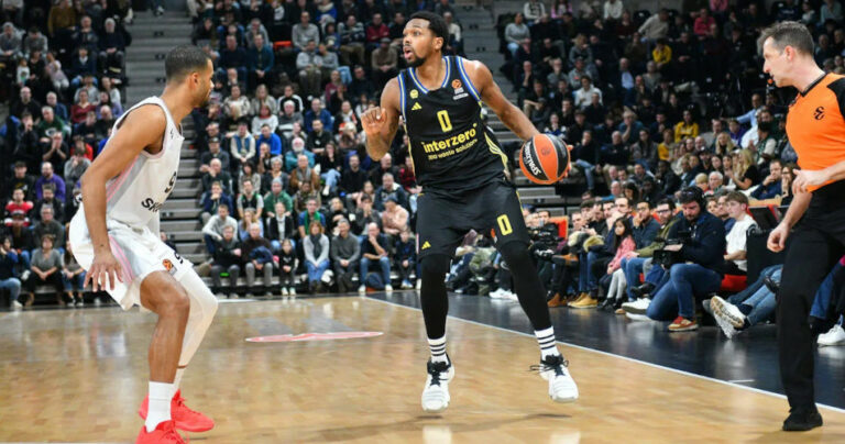 Sterling Brown, Tyrique Jones, and Mario Nakic on their way to Partizan ...