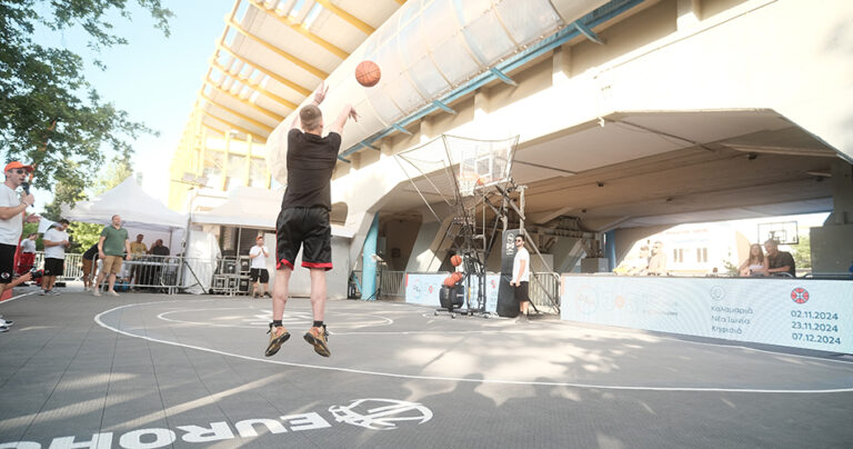 The basketball transformation of Marousi by Tripl3 Shot for the PPC 3×3 ...