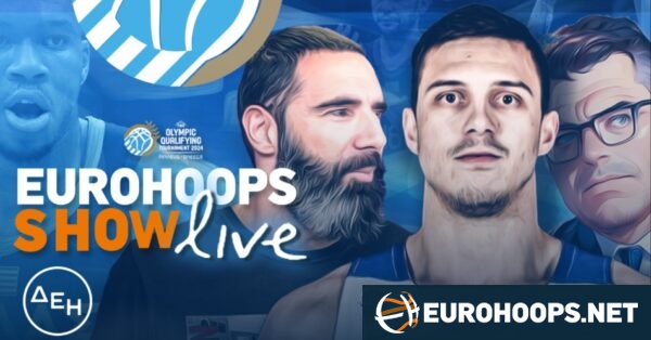 Eurohoops Show στο Προολυμπιακό τουρνουά με τον Κωστή Γόντικα - Eurohoops