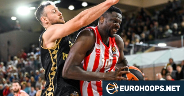 Moustapha Fall remains out for Olympiacos against Crvena Zvezda - Eurohoops