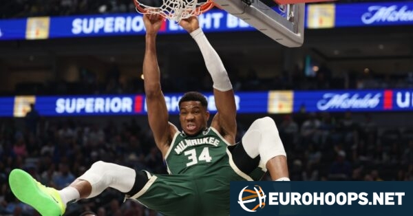 Giannis Antetokounmpo ya es el 50 en la lista de anotación de la NBA - Eurohoops
