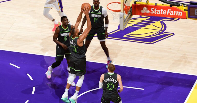 Rudy Gobert sends the Los Angeles Lakers, Luka Doncic packing - Eurohoops