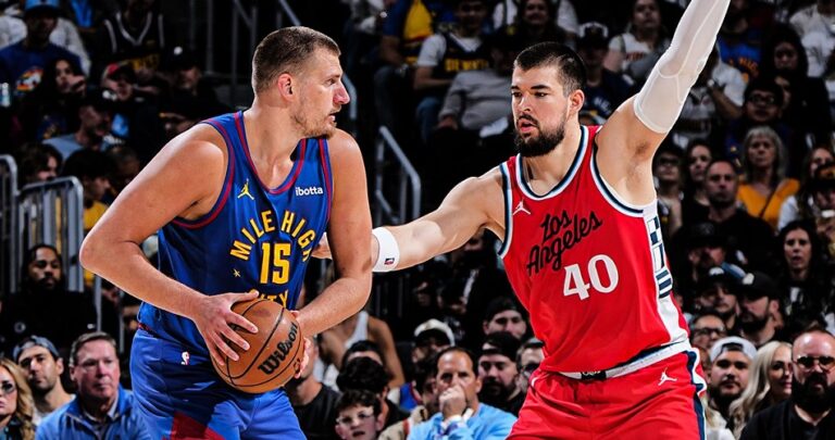 Nikola Jokic posts a triple-double but Clippers tie the series - Eurohoops