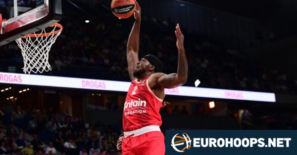 Zalgiris-bound Moses Wright bids farewell to Olympiacos - Eurohoops