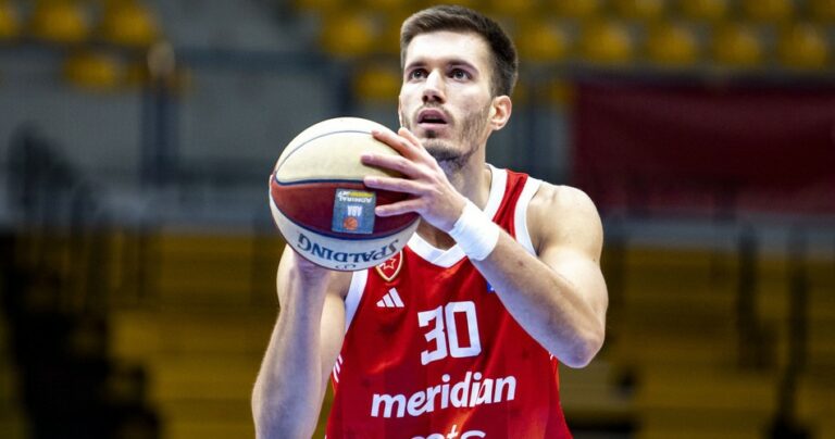 Filip Petrusev's perfect 19-point shooting night helped Crvena Zvezda ...