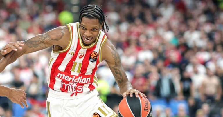 Crvena Zvezda rules out Tyson Carter indefinitely with pulmonary ...