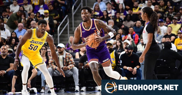 Nigel Hayes-Davis made his Suns debut against the Lakers - Eurohoops