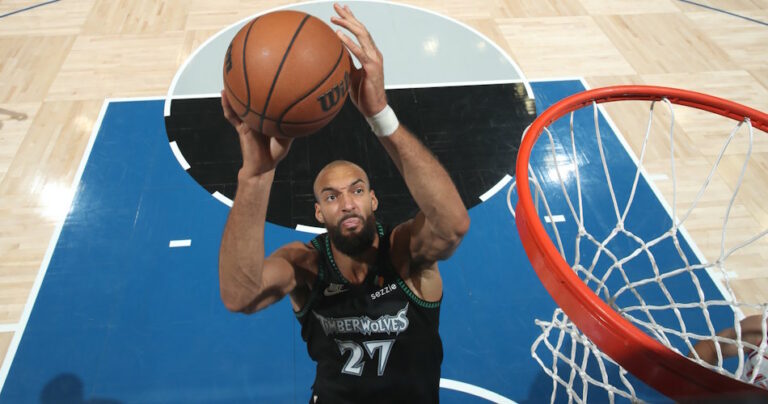 Gobert's double-double outlasts Sengun's 30 points in Wolves’ historic ...