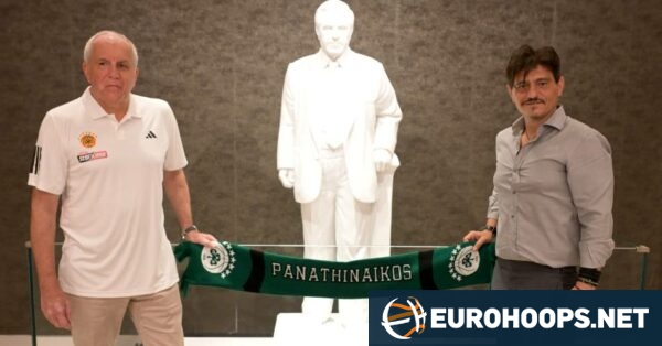 Γιαννακόπουλος & Ομπράντοβιτς: Με κασκόλ Παναθηναϊκού μπροστά από το ...