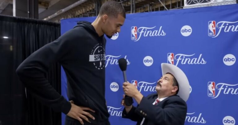 Guillermo adds comedy to 2026 NBA Finals media day - Eurohoops